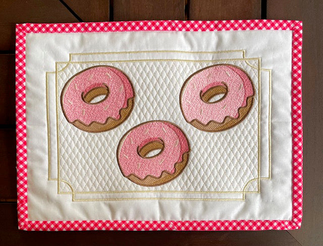 Sweet Donut Machine Embroidery Design In 3 Sizes Includes Snap Tab Eye ...