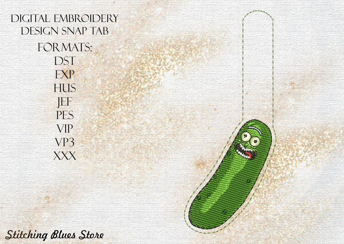 RM Snap Tab machine embroidery design – Stitching Blues
