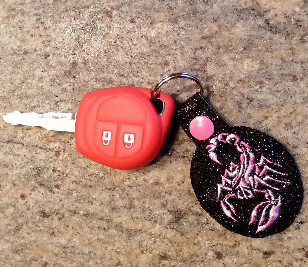 Scorpion Snap Tab machine embroidery design – Stitching Blues