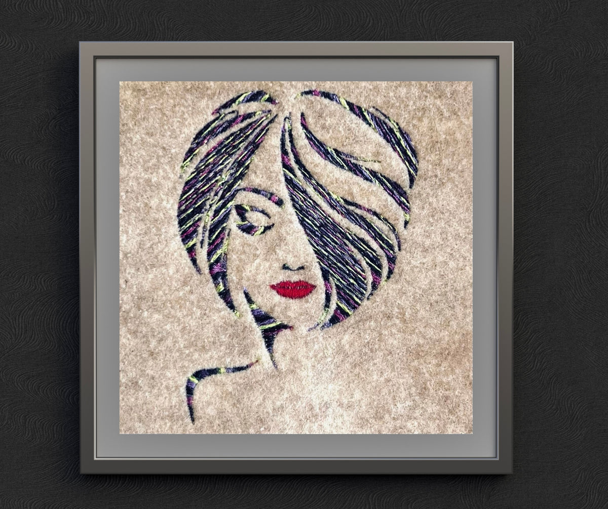 Pretty Woman machine embroidery design – Stitching Blues