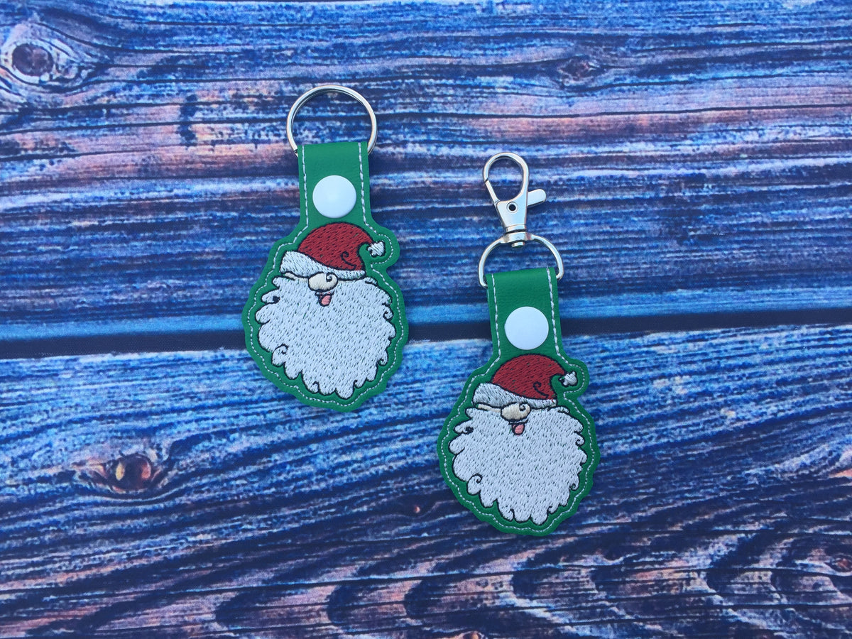 Santa Claus Snap Tab machine embroidery design – Stitching Blues